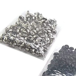 OSALADI Computer Supply 100 PCS Computer Power Supply Screw Computer Accessory Accessories Computer Part Screw for PCI Slot Chassis hot dip Galvanized Various Screw Computer Case Fastener