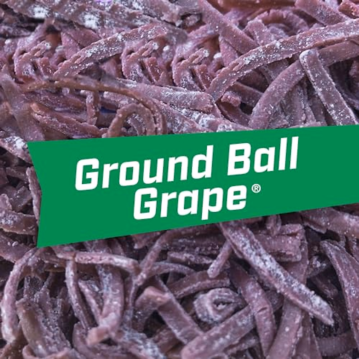 Big League Chew Ground Ball Grape Bubble Gum - Juicy Grape Flavor Explosion | Ideal for Baseball Games, Teams, Concessions, Parties, and Beyond | Pack of 12 Bags (2.12oz Each)
