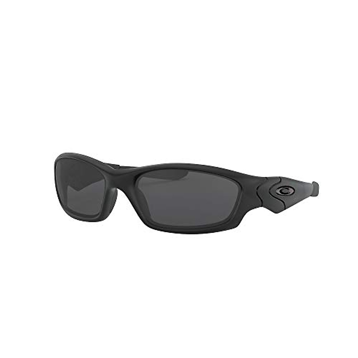 Oakley Men's OO9039 Straight Jacket Rectangular Sunglasses, Matte Black/Grey, 61 mm