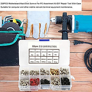 JULYKAI Stable Performance Motherboard Screws, Firm Standoff Screws Motherboard, Lightweight for Mobile Network Terminal Equipment Computer Professional General Purpose