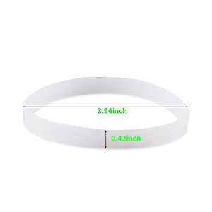 Veterger Replacement Parts Rubber Gasket Sealing Ring, Compatible with Ninja Blender (4pcs 3.9inch)