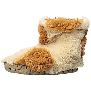 Little Blue House by Hatley unisex child Hi-top Slouch Animal Slipper Sock, Puppy, Small 5 - 7 US