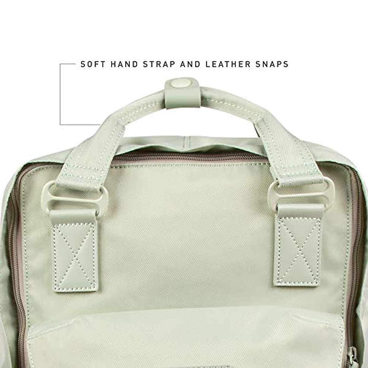 Doughnut Macaroon Nature Pale Series 16L Travel School Ladies College Girls Lightweight Commuter Casual Daypacks Bag Backpack (Lichen)