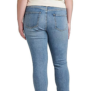 JAG Jeans Women's Plus Size Carter Mid Rise Girlfriend Jeans, New Mid Vintage, 16 Plus