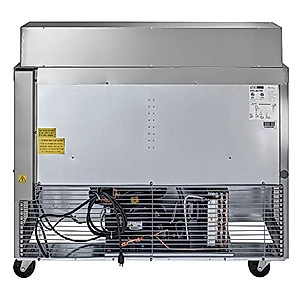 Kratos Refrigeration 69K-770 48"W Commercial, Sandwich/Salad Prep Table, 12 Pan Capacity, NSF7