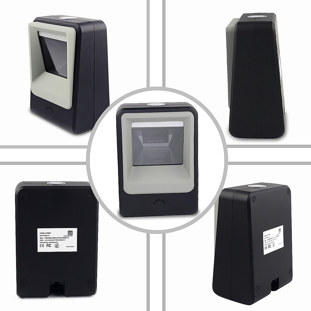 2D QR Barcode Scanner,Symcode Omnidirectional Hands-Free USB Automatic Barcode Reader for Mobile Payment Computer Screen Scan
