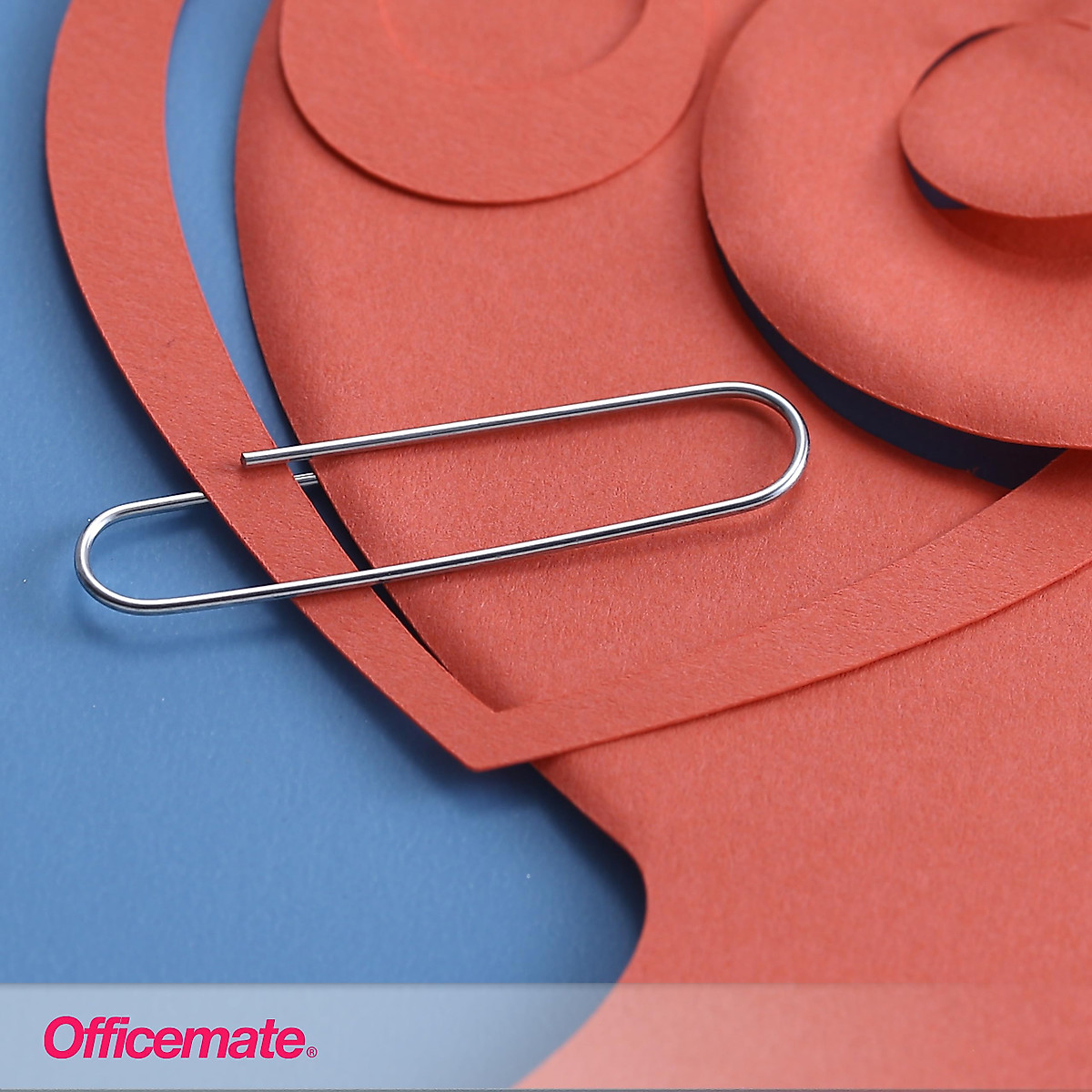 Officemate Giant Paper Clips, Pack of 10 Boxes of 100 Clips Each (1,000 Clips Total) (99914)