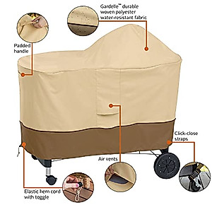 Classic Accessories Veranda Water-Resistant 48 Inch BBQ Grill Cover for Weber Performer