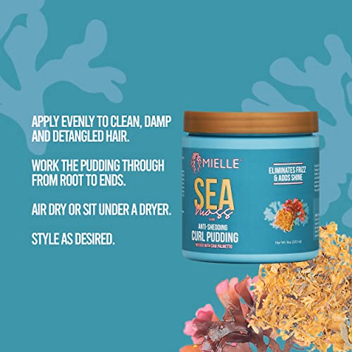 Mielle Organics Sea Moss Anti-Shedding Curl Pudding