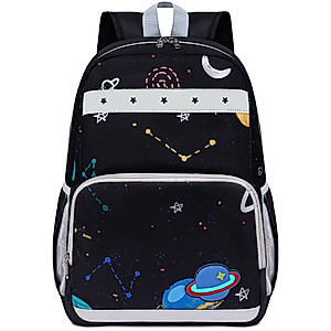 LOIDOU Kids Backpack Boys Elementary Kindergarten Preschool School Bag Bookbag 16 InchSpace Backpacks for Kids 4+