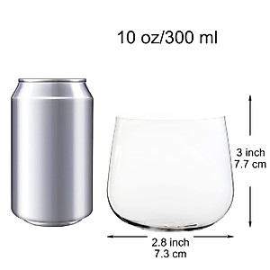 Youngever 12 Pack Plastic Red Wine Glasses, 10 Ounce Shatterproof Wine Glasses