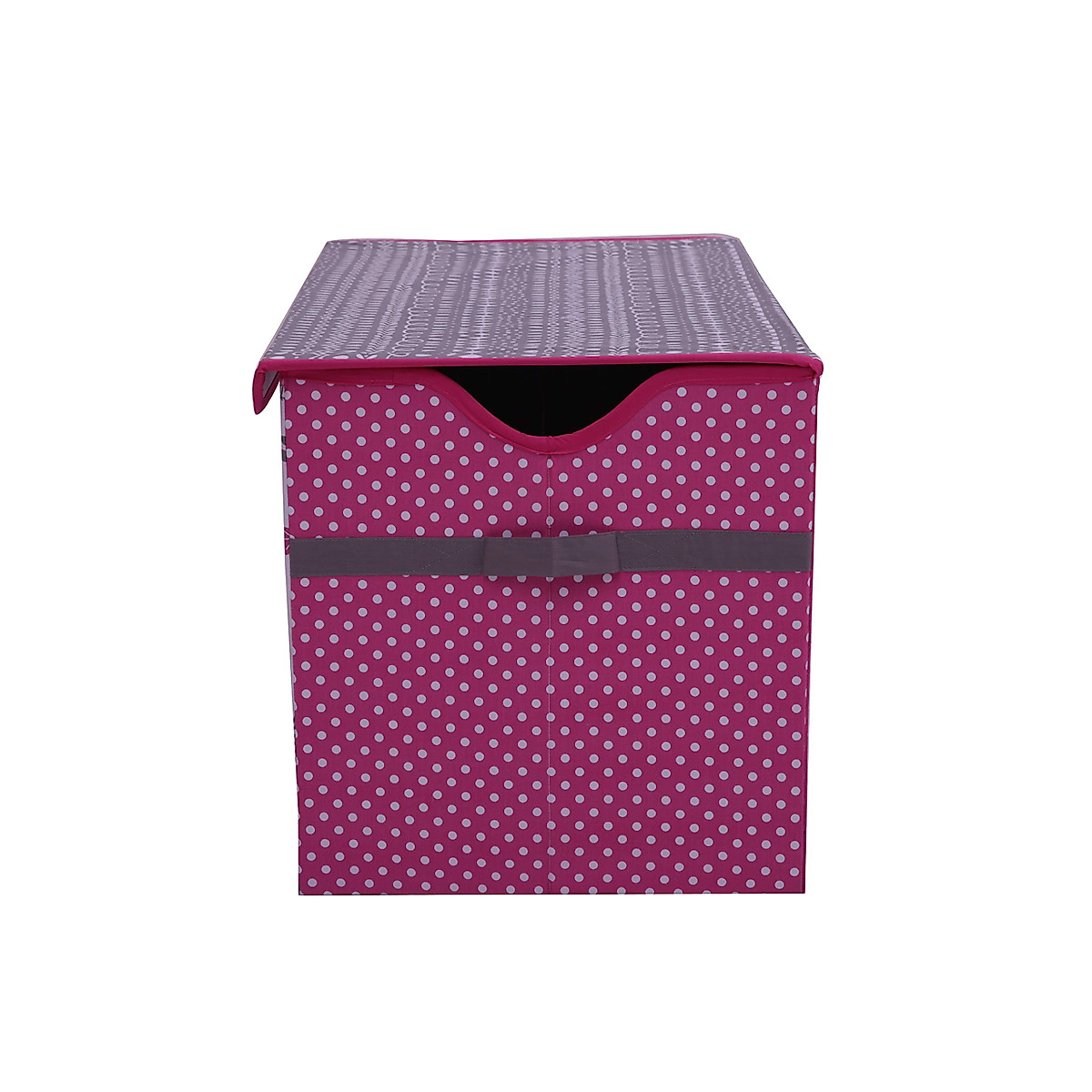 Bacati - Toy Chest Owls in the Woods Pink/Grey