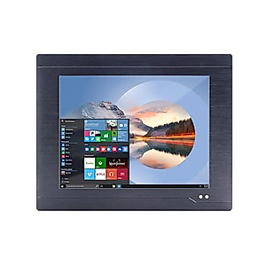 HUNSN IP68 Full Waterproof 12.1 Inch Industrial All in One Panel PC, Resistive Touch Screen, J1900, Windows 11 / Linux Ubuntu, PW18, 2 x RS232, RS485, 2 x LAN, 3 x USB, 12-24V DC, 8G RAM, 128G SSD