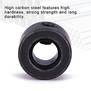 8Pcs Drill Stop Bit Collar Set Drill Bit Depth Stop Inner Diameter 3mm 4mm 5mm 6mm 8mm 10mm 12mm 16mm with Allen Wrench to Tighten The Stops Set-Screws