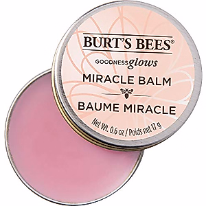 Burt's Bees 100% Natural Origin Goodness Glows Miracle Balm, Hydrates and Softens Dry Skin From Head To Toe, 0.6 Ounce Tin
