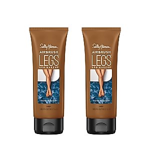 Sally Hansen Airbrush Legs, Leg Makeup Lotion, Deep 4 Oz, Pack of 2