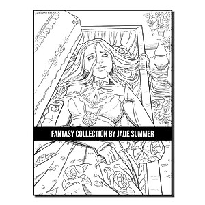 Fantasy Collection: An Adult Coloring Book with 100+ Incredible Coloring Pages of Mermaids, Fairies, Vampires, Dragons, and More!