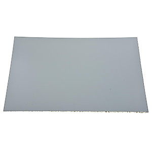 Dopro Uncut 11"x17" DIY Blank Guitar Bass Pickguard Material Sheet Scratch Plate Material Sheet 29x43cm Black/White Shell (Cut Your Own Pickguard)