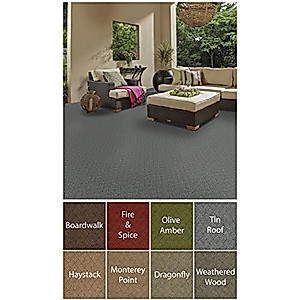 KOECKRITZ Dreamweaver Indoor - Outdoor Area Rugs, Runners, and Doormats Constructed from 100% HI UV Polypropylene (8' x 10', Tin Roof)