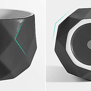 T4U Succulent Pots with Drainage Hole 3-Pack - Small Ceramic Succulent Planter for Tiny Cactus, Herb, Bonsai Plant, Mini Flower Pot for Indoor Home Office Living Room Decor (No Plants)