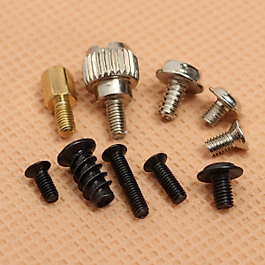 LTEFTLFL 165pcs Computer Screws for Motherboard PC Case CD-ROM Hard Disk Notebook Screws