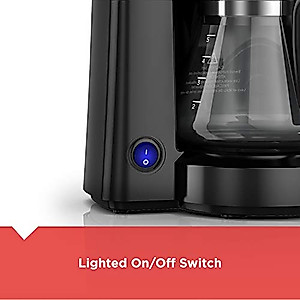 BLACK+DECKER CM0700B 5-Cup Coffee Maker, Compact Design