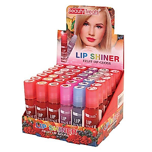 Beauty Treats Lip Shiner Lipgloss - 3 Dz Box, Case Pack of 36
