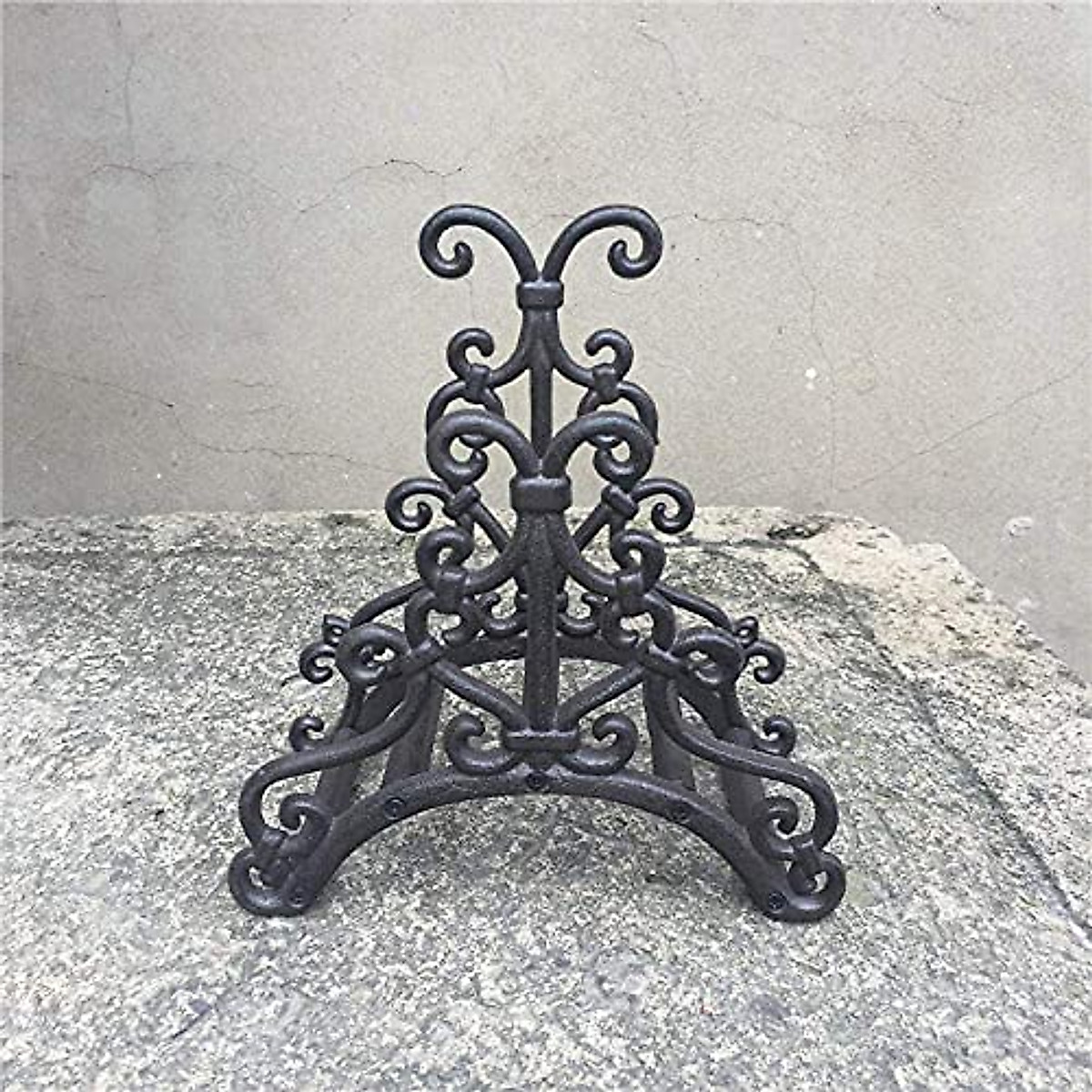 Riyyow Retro cast Iron Wrought Iron six Bird Garden Water Pipe Rack Garden Rack Garden Home Wall Decoration Water Pipe Bracket Drain Pipe-European Style (Color : A)