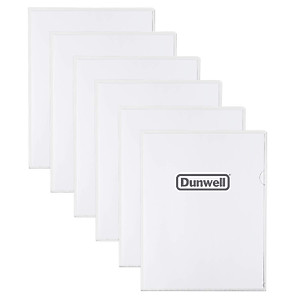 Dunwell Clear Plastic File Folder Sleeves, 36 Pack, 8.5x11 Letter Size, Acid-Free Poly Plastic