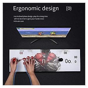 Arcade Two-Player Joystick Video Game Console One Desktop Home Combat