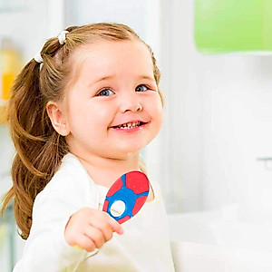 ECOVONA Baby Toothbrush for Infants & Toddlers 0-2 Years Old (4 Pack) Extra Soft Bristle for Baby Gums | BPA-Free, Easy-Grip Finger & Teething Handle