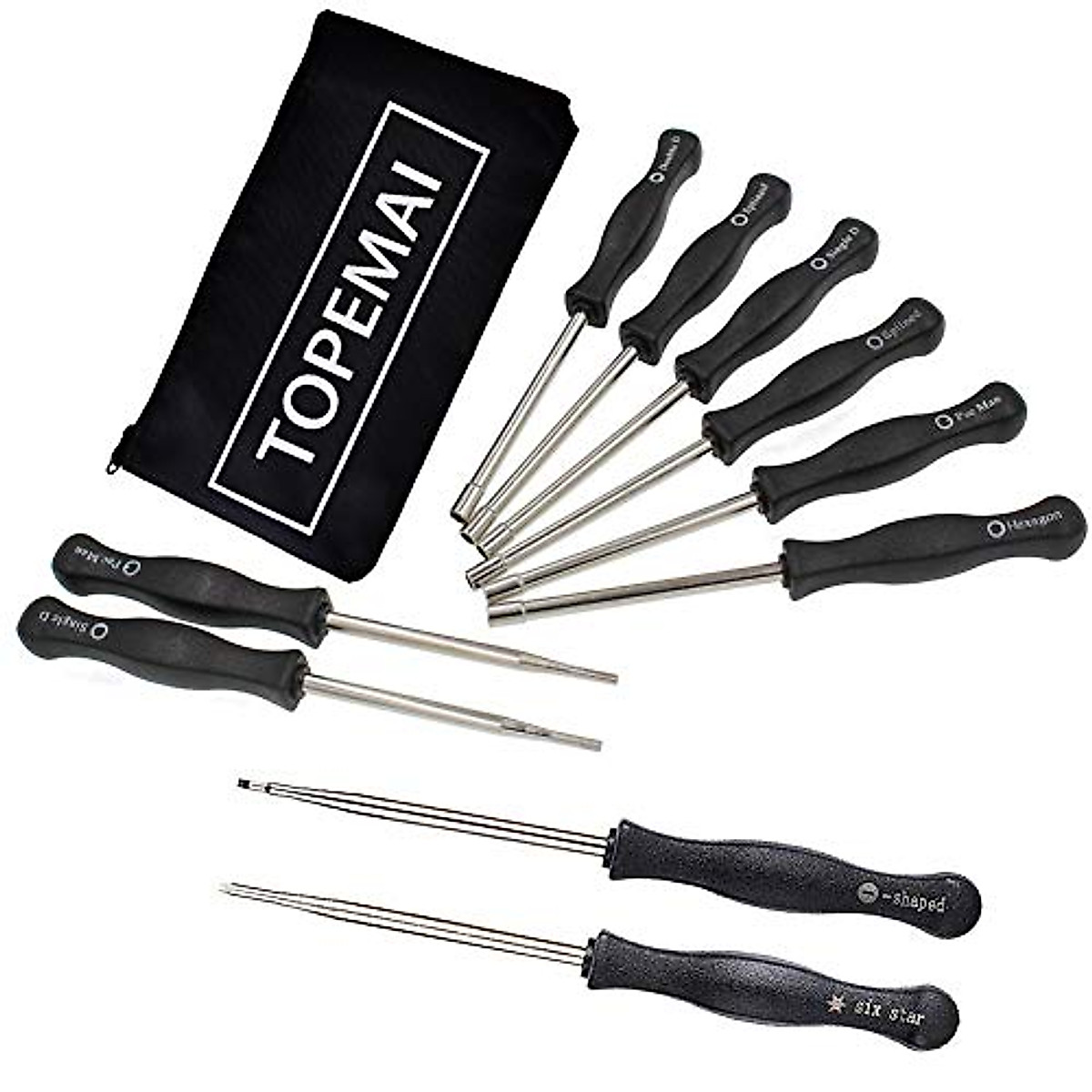 10 Pcs Carburetor Adjustment Tool Screwdriver Kit for Common 2 Cycle Carburator Adjusting Small Engine Carb Tune up Adjusting Tool - Carb Tool Kit, Carburetor Adjuster Tool