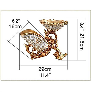 UPJAKS Wine Glass Rack Multifunctional Wine Rack Home Diamond-Studded Wine Rack Living Room Wine Cabinet Decoration Ornaments Wine Holder Stand for Home Kitchen Bar Cabinets