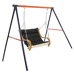 ZENY Swing Stand Frame, Heavy Duty A Frame Swing Set for Kids Adults, Weight Capacity 440lbs, Hammock Chair Stand