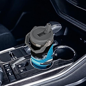 SYJTGDE Large Capacity Car Cup Blue Guitar Fashionable Upgrade Car Cup Advanced And Beautiful Travel Cup
