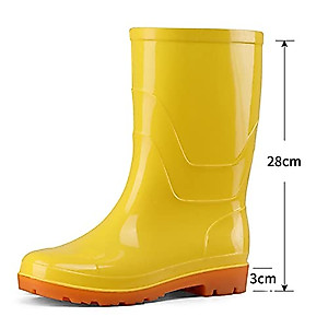 Women's Men's Garden Shoes Water Wear- Summer Shoes Rain Outdoor Boots Women's Work Shoes All Season for Man and Weather Proof