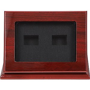 Gatuida Box Display Box House Accessories for Home Clear Stand Home Accessories Sports Ring Holder Football Ring Challenge Coin Display Case Headgear Accessory Winner Ring Case Home Decor
