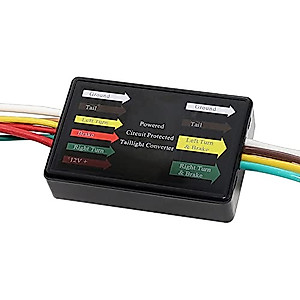 Oyviny Custom 4 Way Flat Trailer Wiring Harness 56120 for Ford Edge 2011-2014, Edge Trailer Hitch Wiring