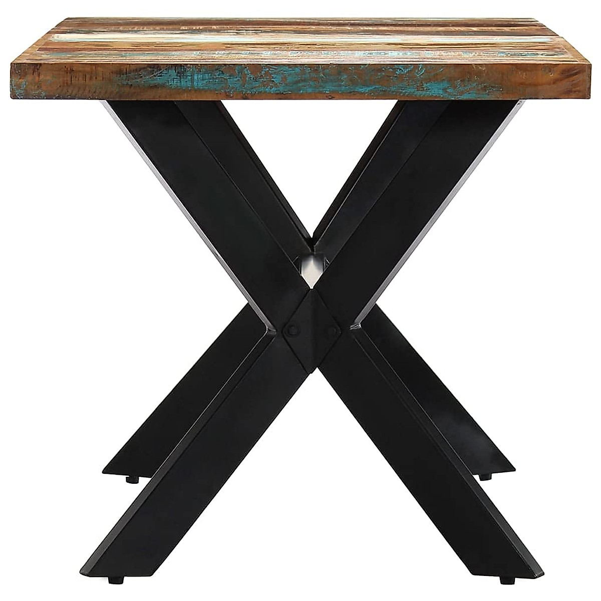 YAFF Dining Table 63"x31.5"x29.5" Solid Reclaimed Wood-7435