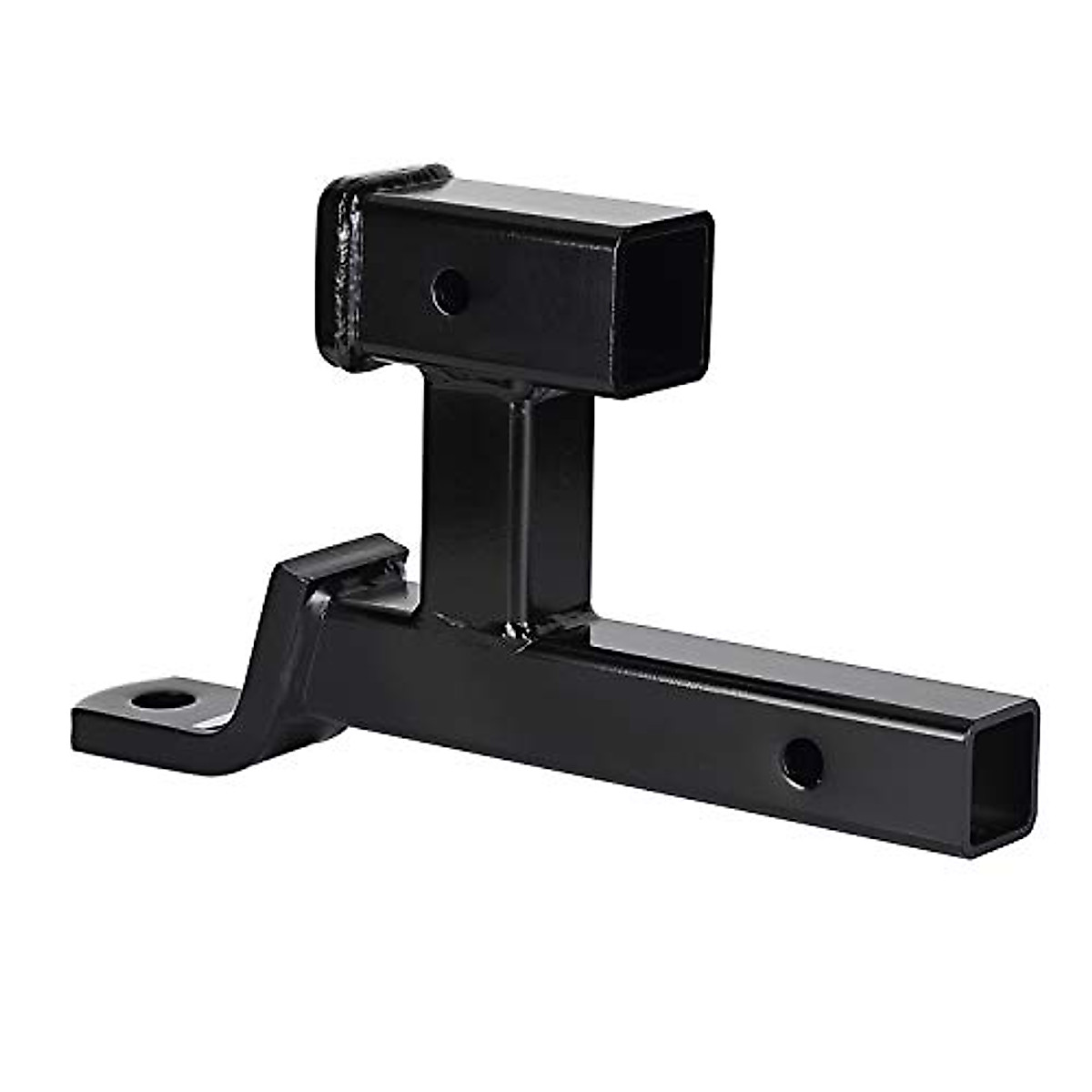 HITOWMFG Multi-Use Trailer Ball Mount 2" Receiver Dual Hitch Extension (GTW 5,000 lbs)