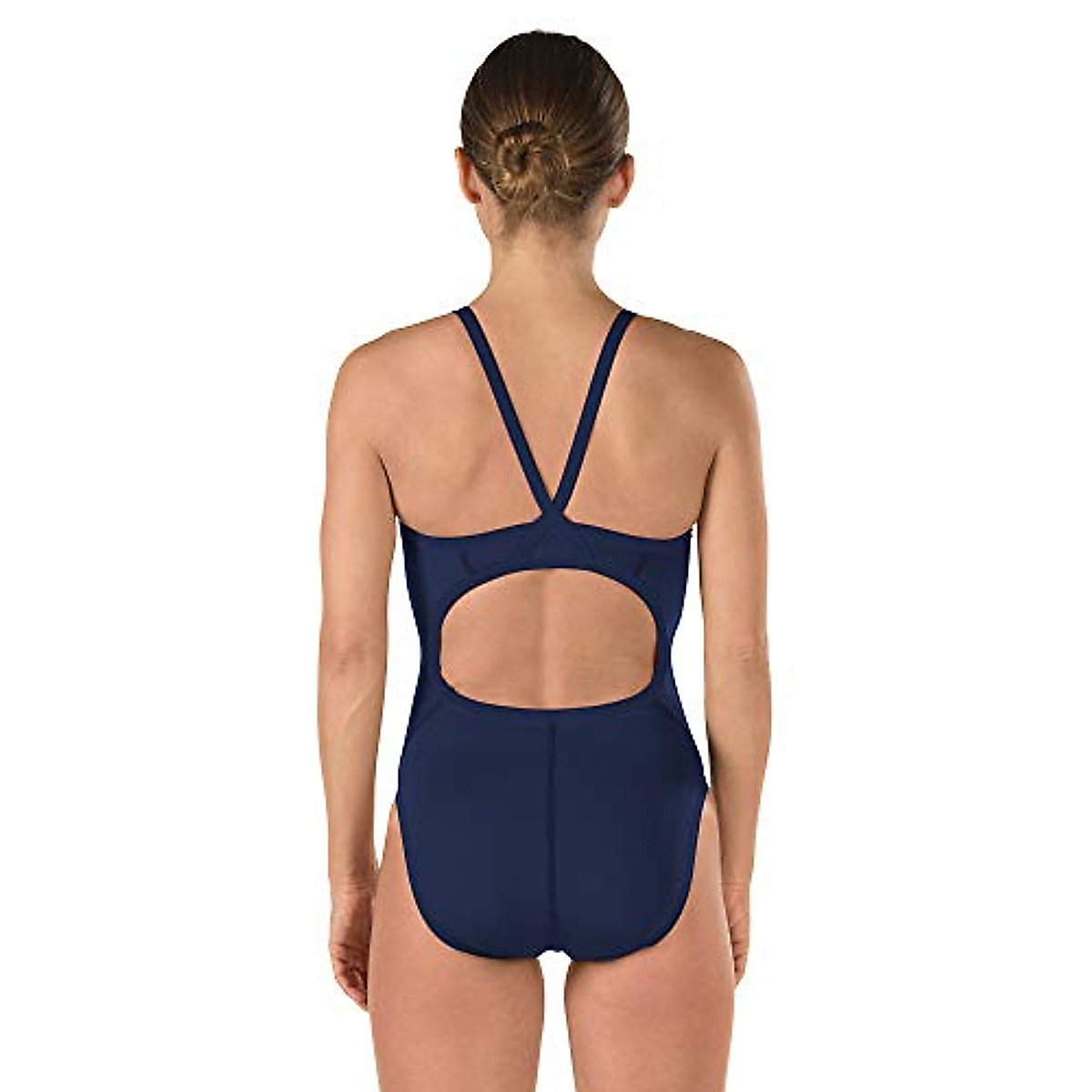 SPEEDO Endurance+ Solid Flyback Training Suit - Adult,Speedo Navy (434),26
