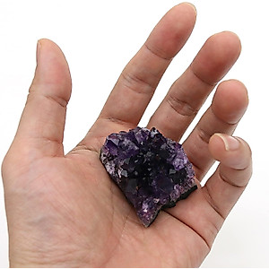 Nvzi Amethyst Crystals, Amethyst Clusters, Amythestyst Crystals, Amathesis Crystal, Raw Amethyst Stone, Natural Amethyst Geode Cave Healing Crystal Stones, Purple Crystal, Amatista, About 0.1 Lb
