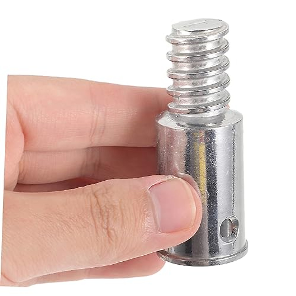 YARNOW 2pcs Tip for Extension Pole Extension Pole Adapter Threaded Tip Replacement Connector Handle Tips for Wood Poles Broom Telescopic Rod mop Head Stainless Steel American Style Metal