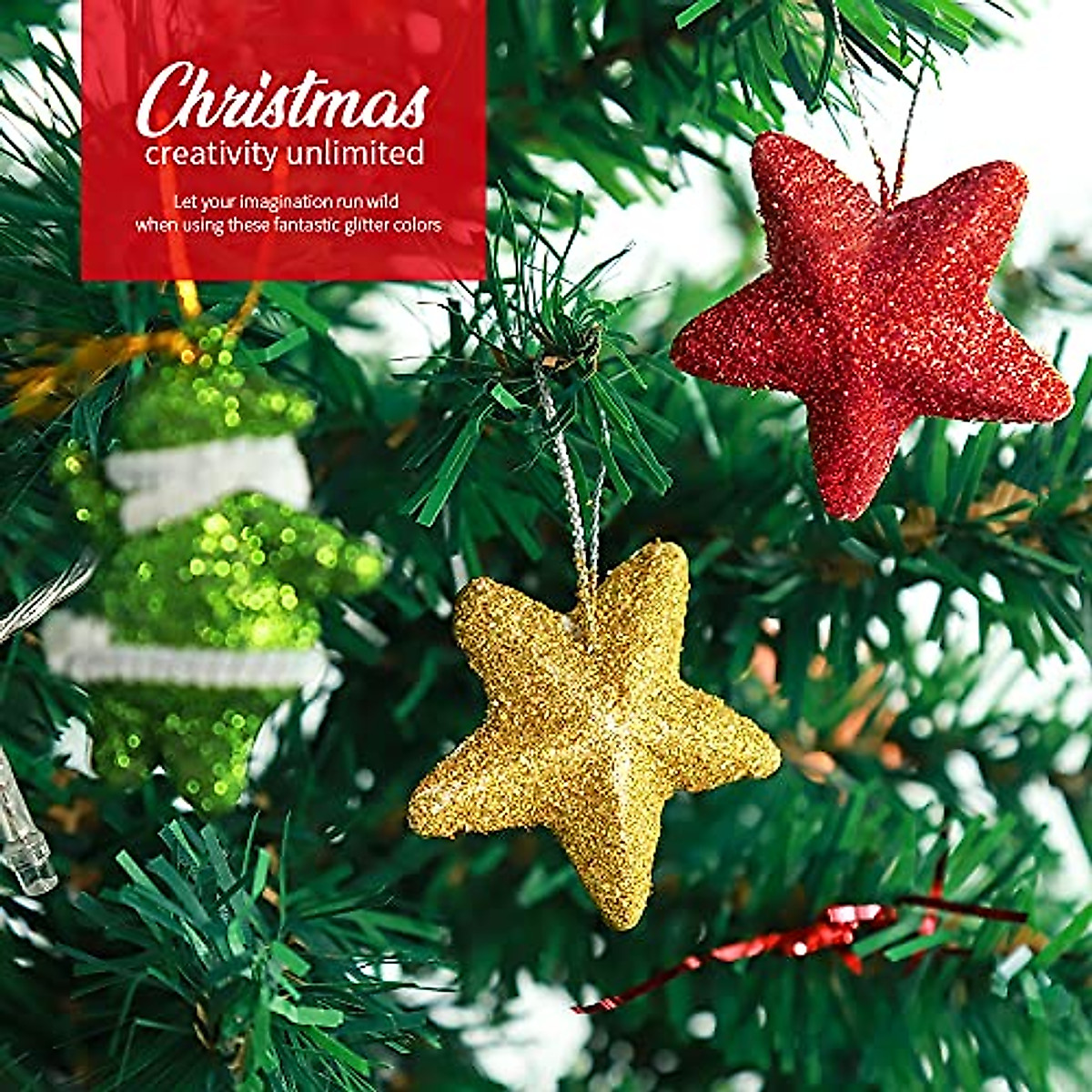 Fine Glitter, Teenitor 24 Jars Glitter for Resin Art Crafts, Tumbler Scrapbooking, Body Nail Glitter