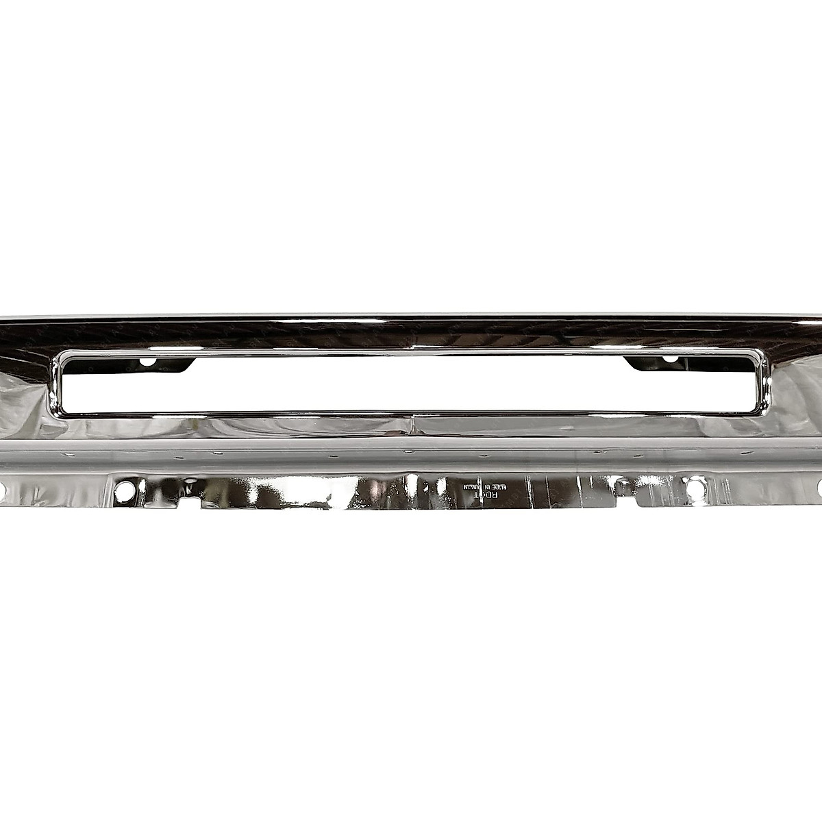 MBI AUTO - Chrome, Steel Front Bumper Impact Face Bar Compatible with 2007 2008 2009 2010 2011 2012 2013 Chevy Silverado 1500 Pickup 07-13, GM1002831