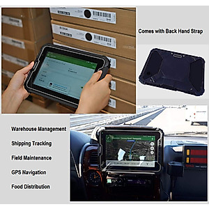 Ultra Rugged Android Enterprise Tablet PC with Barcode Scanner, 8-inch / IP67 Fully Waterproof/Integrated Zebra 1D 2D Scan Engine/Wi-Fi & 4G, for Enterprise Data Capture