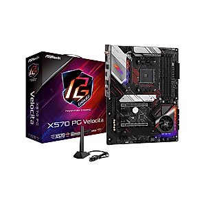 ASRock X570 PG Velocita AM4 AMD X570 SATA 6Gb/s ATX AMD Motherboard