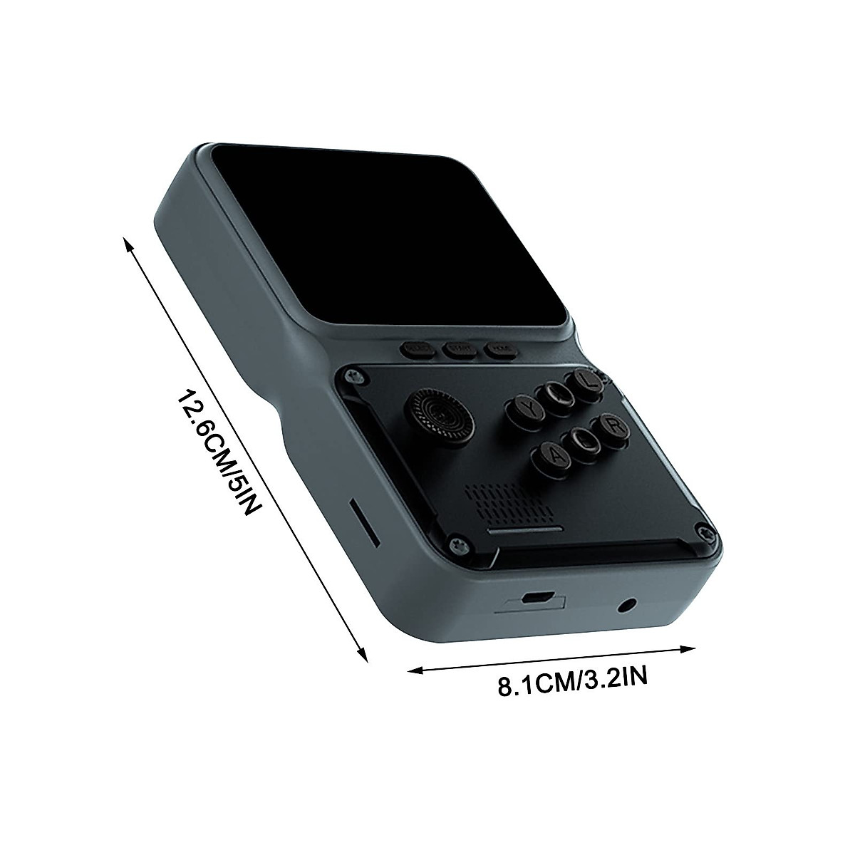 Handheld Portable Game Console with 500 Classic FC Games, Video Game Console Mini Game Player,1000Mah Rechargeable Battery Small and Light Handheld Game Machine (Blue)