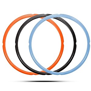 Silicone Sealing Ring for 8 Qt, Replacement Seal Gasket for Instant Pot 8 Quart Model, Food-grade Silicone, Fits Duo 8 Quart, Lux 8 Quart, Duo Plus 8 Quart, Ultra 8 Quart, Viva 8 Quart, 3-Pack