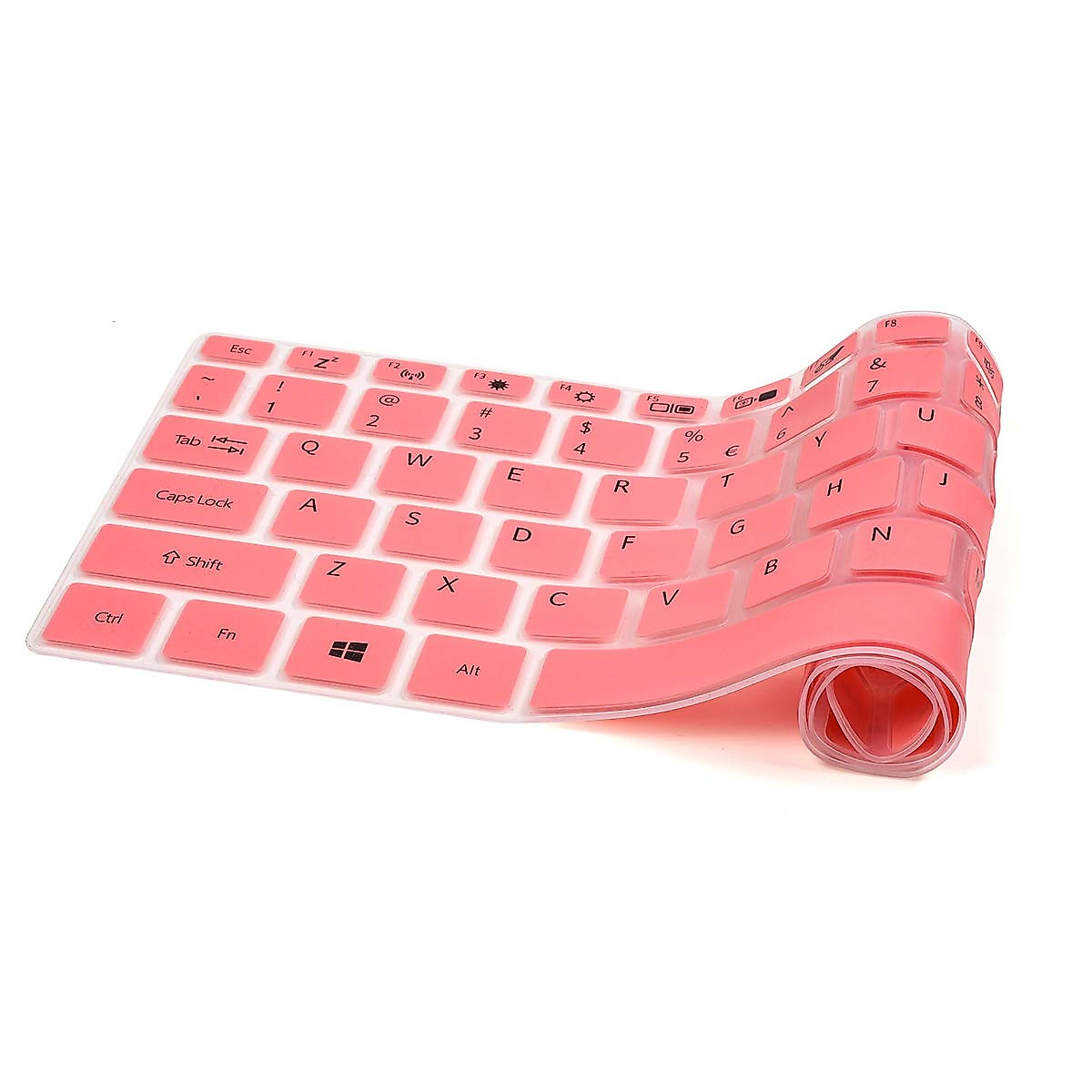 Keyboard Cover Skin for 15.6" Acer Aspire 3 A315-54 A315-55 A315-56 A315-57 A315-58, Acer Aspire 5 Slim 15.6 inch A515-45 A515-56 A515-46 A515-43 A515-54 A515-54G A515-55 A515-55T/55G, Pink